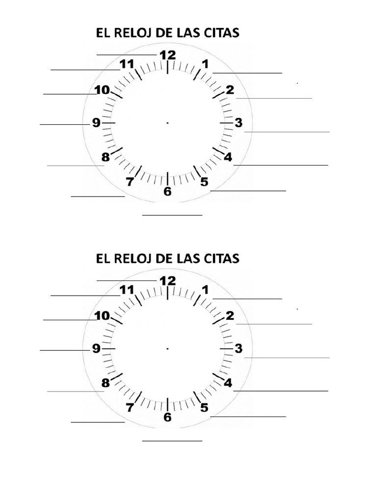 El Reloj de Las Citas | PDF