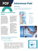 Types of IV Fluids and Its Complications | PDF | Intravenous Therapy | Vein