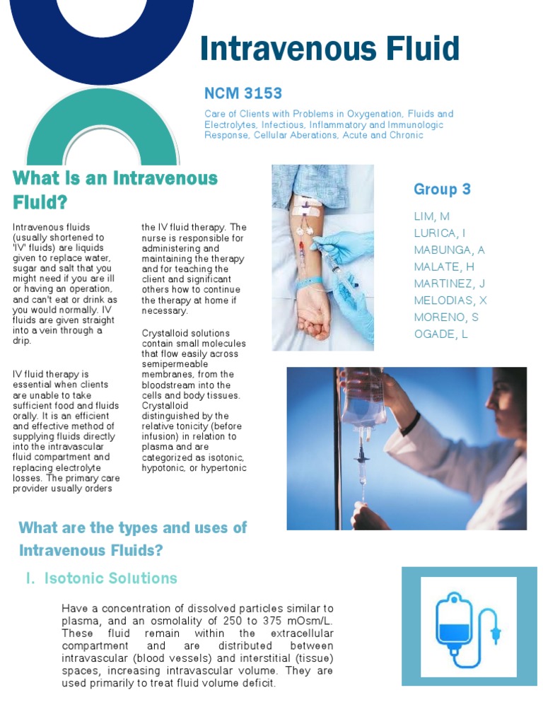 Intravenous Fluids