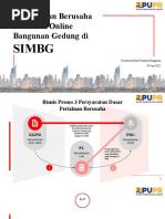 Panduan Penggunaan Aplikasi Simbg Untuk Pemohon | PDF