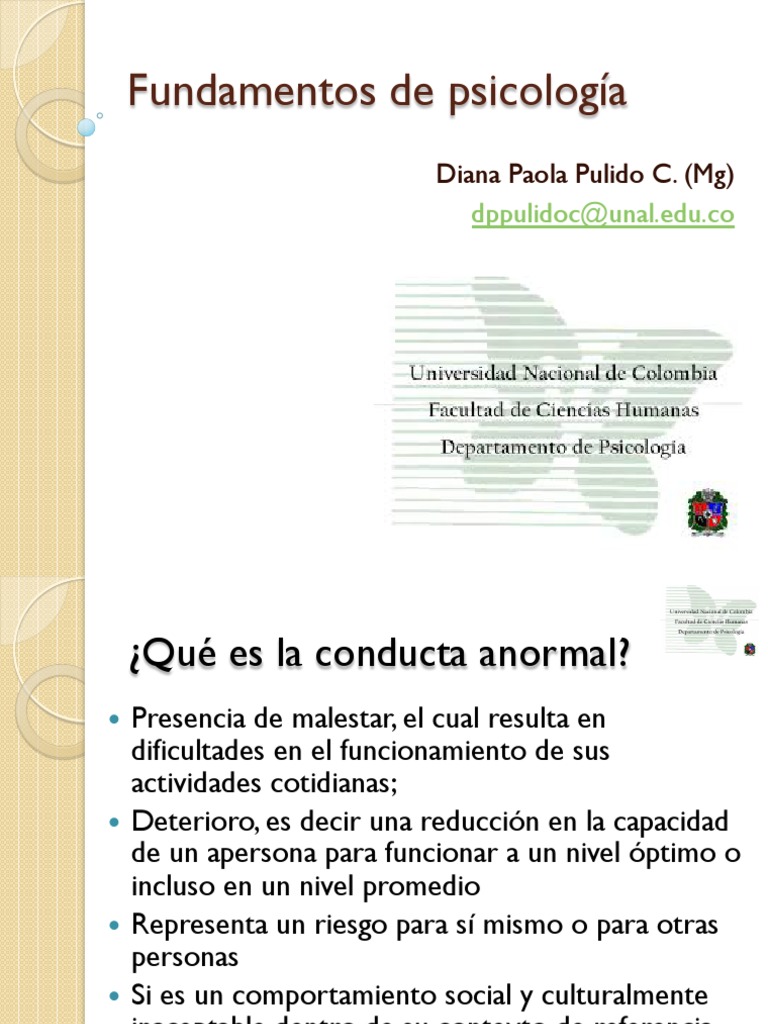 Conducta Anormal | PDF | Trastorno mental | Psicopatología