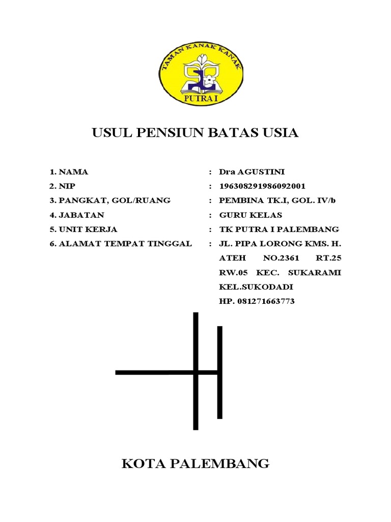 Usulan Pensiun Dra Agustini PNS | PDF
