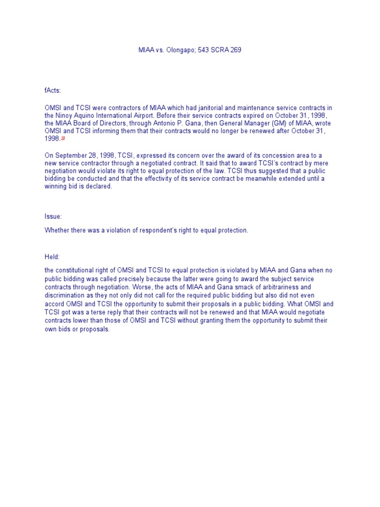 MIAA vs. Olongapo 543 SCRA 269 | PDF | Law