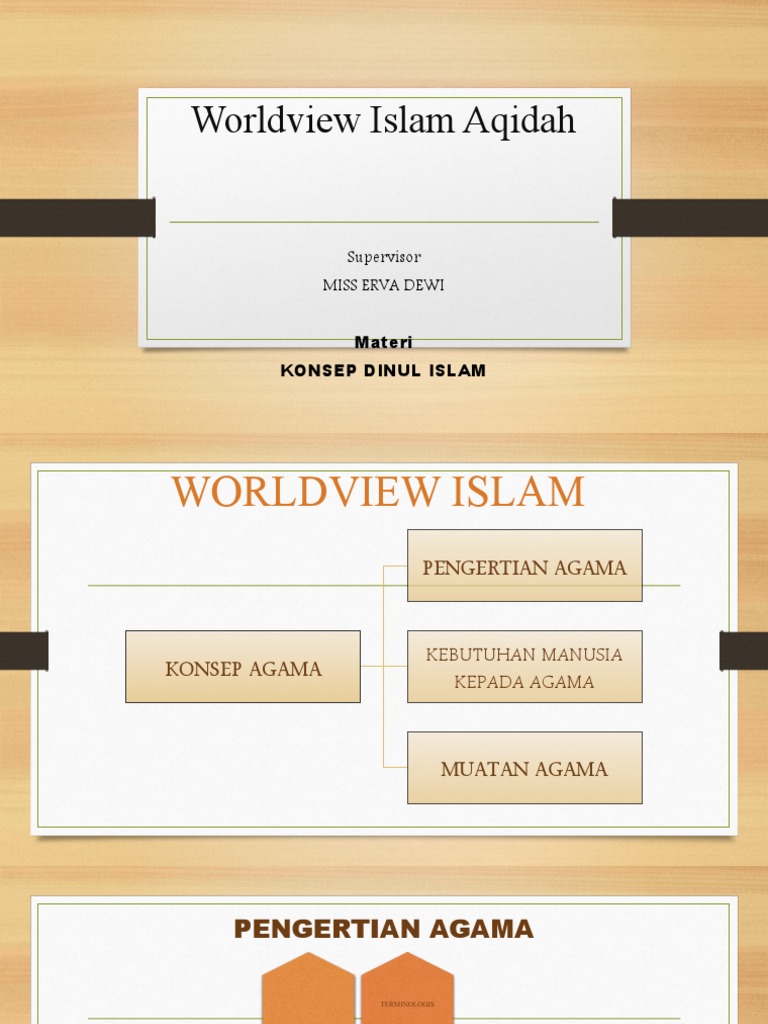 Worldview Islam Aqidah-MISS ERVA | PDF