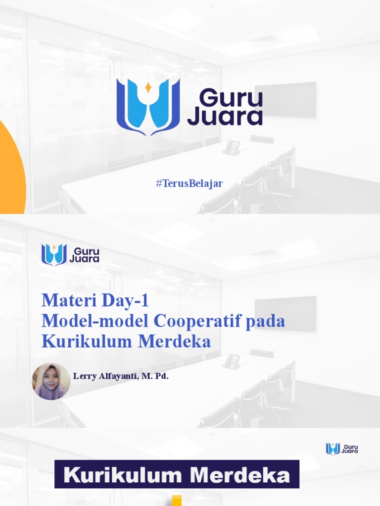 Materi Day-1 Model-Model Cooperatif Learning | PDF