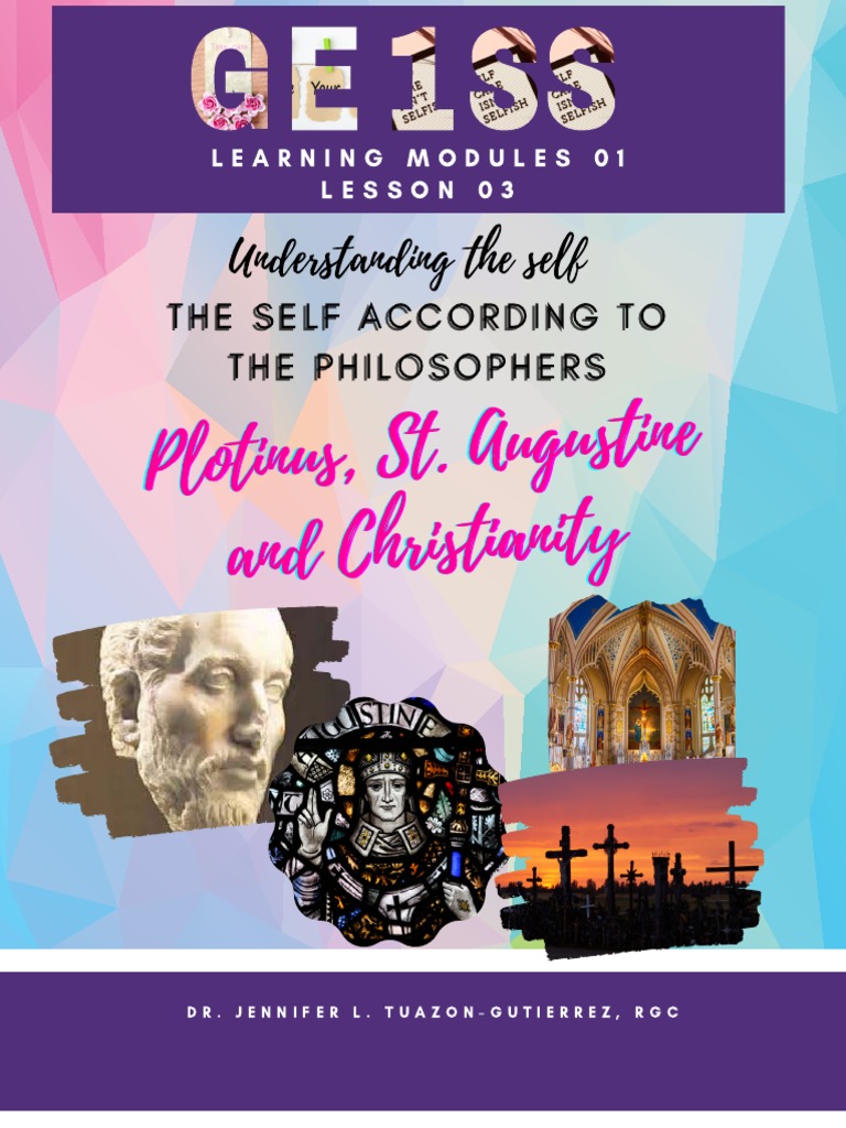 Bsce 1-A, Diño, Lesson 3 Module 1 Uts | PDF | Soul | Augustine Of Hippo