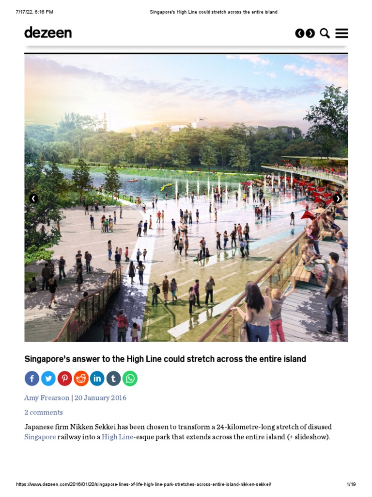 Nikken Sekkei's Singapore High Line Project | PDF | Economic Sectors