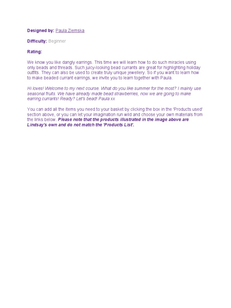 Designed by | PDF | Softlines (Retail)