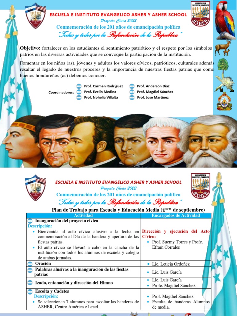 Escuela e Instituto Evangelico Asher y Asher School | PDF