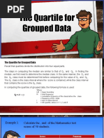 Measures of Position of Grouped Data | PDF | Quartile | Teaching ...
