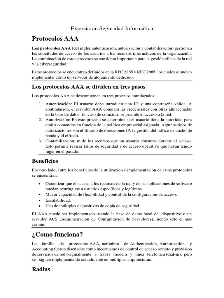 Exposición Seguridad Informática | PDF | Radio | Autenticación