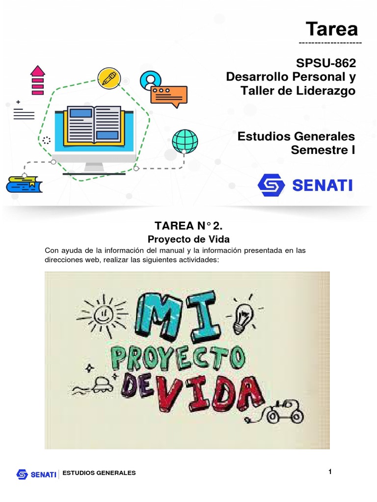 Tarea 2 Proyecto De Vida Unidad 2 Pdf