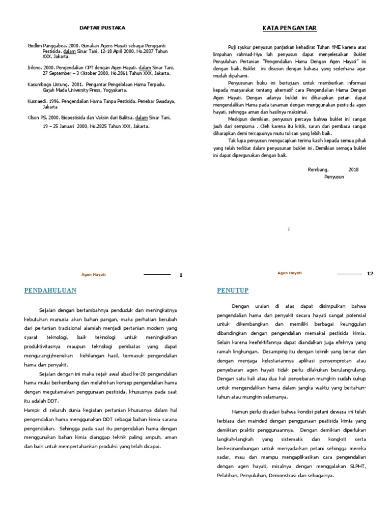 Pengendalian Hama dengan Agen Hayati | PDF