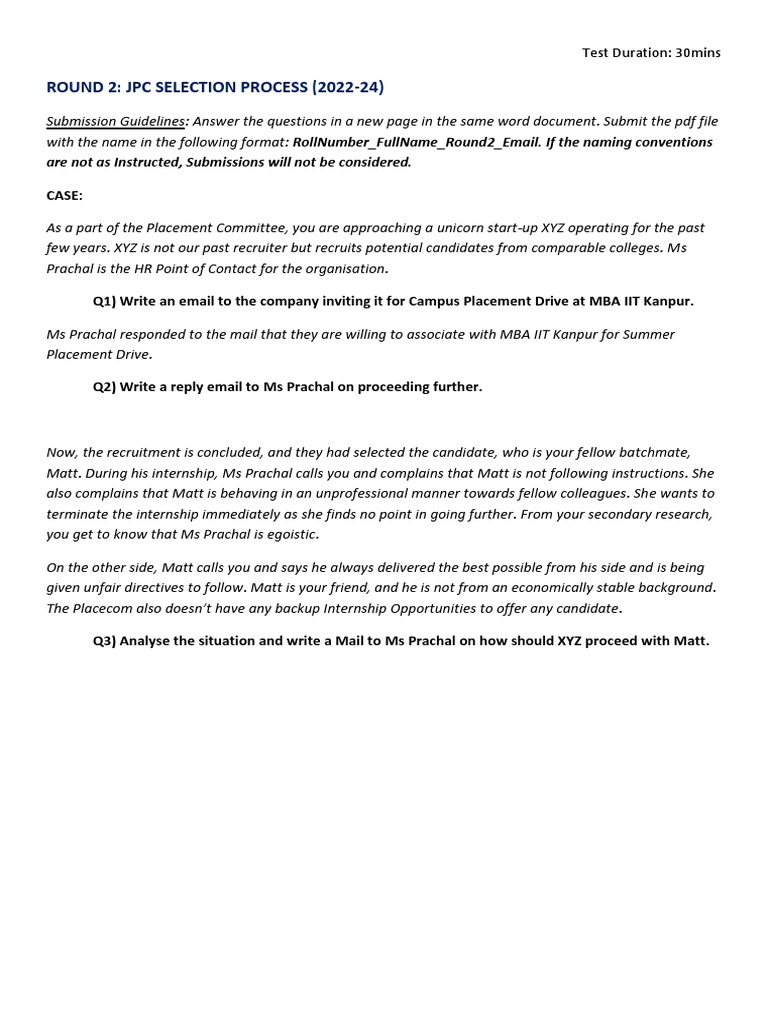 JPC selection process | PDF