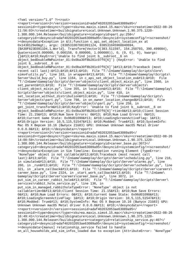 Lastexception 63797272024 | PDF | Mac Os | Operating System Families