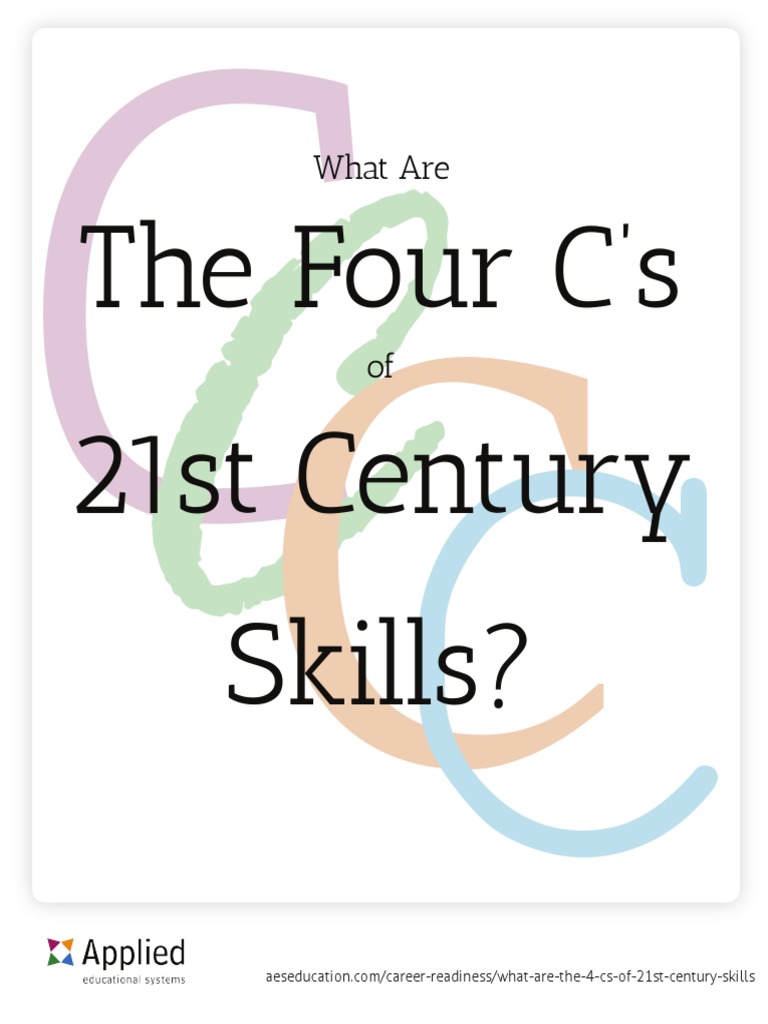 4 Cs 21st Century Skills Download | PDF | Creativity | Curriculum