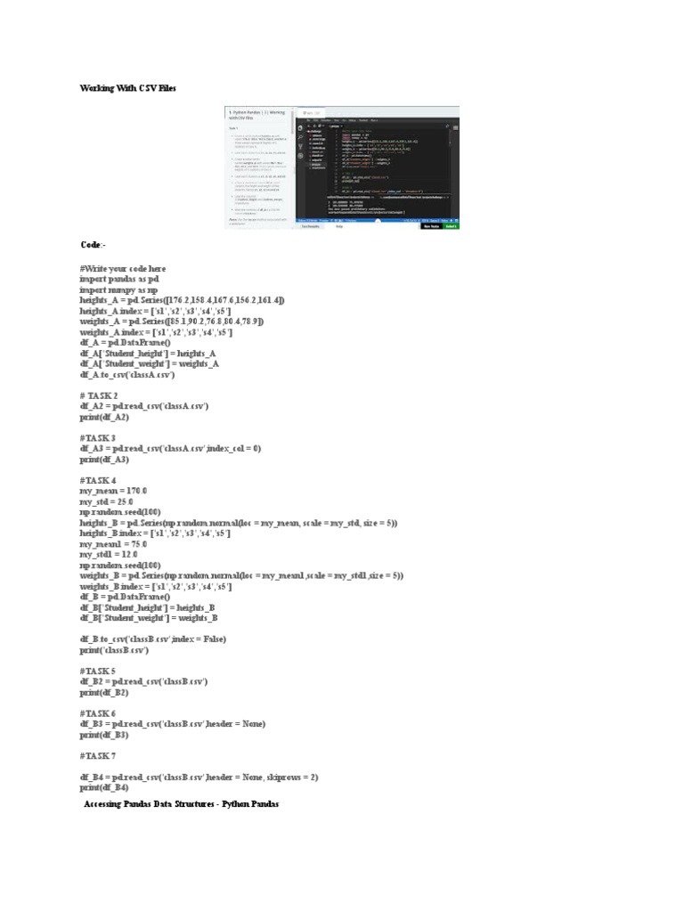 Python Pandas Hands-On CID 55937 | PDF | Computer Libraries | Free Software