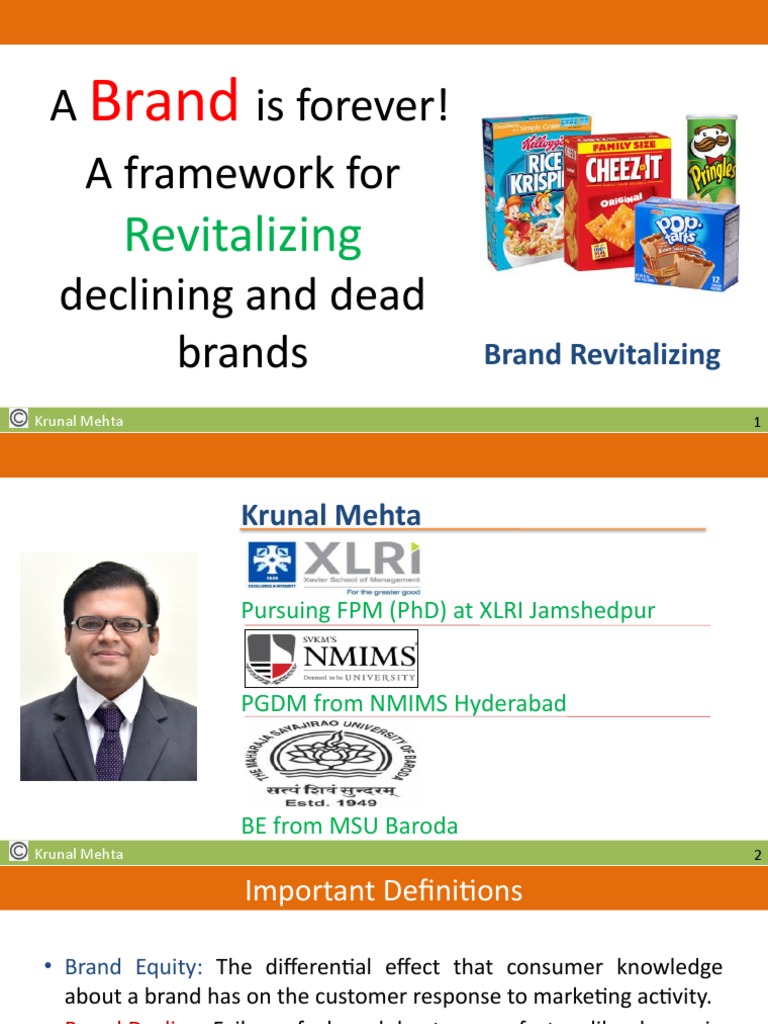 Brand: A Is Forever! A Framework For Declining and Dead Brands | PDF ...
