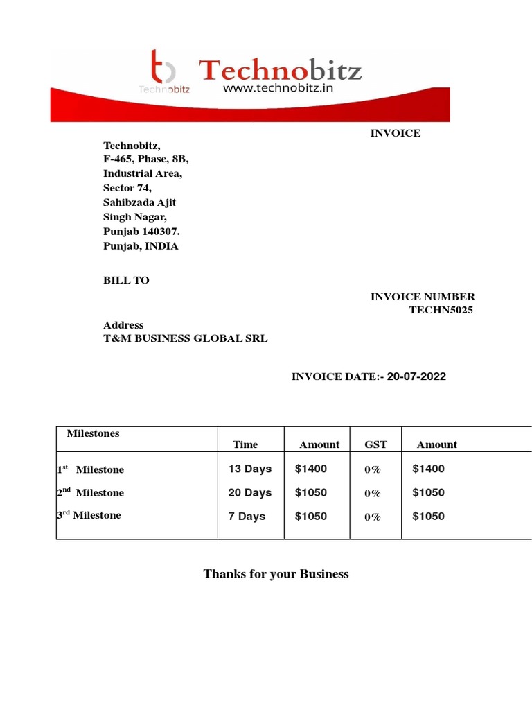 invoice 20 -7-2022 | PDF