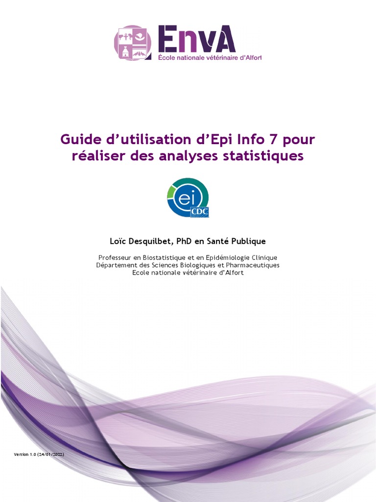 Epi Info 7 | PDF | Régression linéaire | Test du χ²