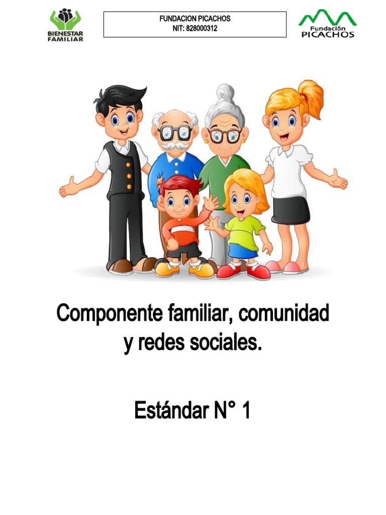 Componente Familiar, Comunidad y Redes Sociales | PDF | Familia ...