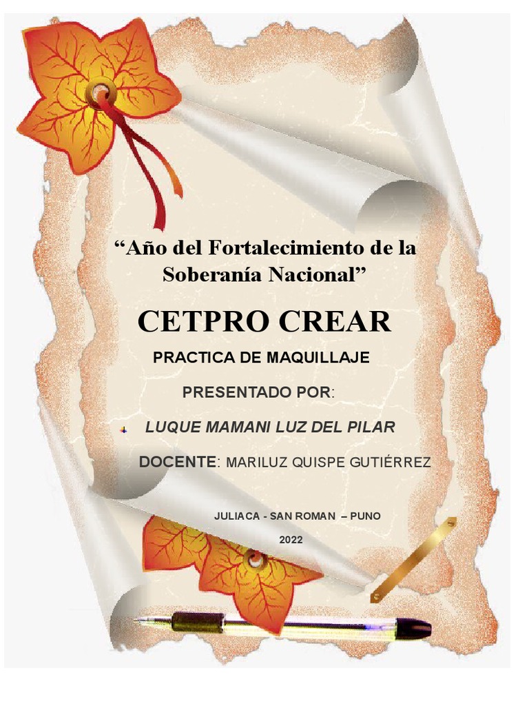 Caratula Cetpro | PDF