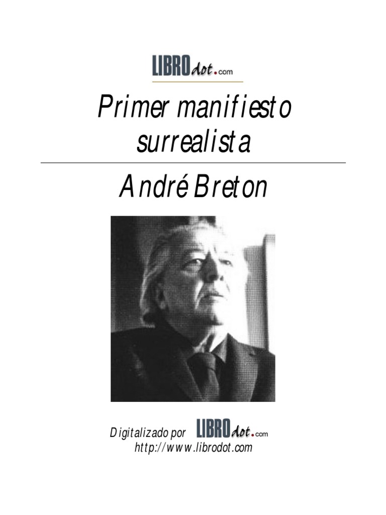 Andre Breton Primer Manifiesto Surrealist A