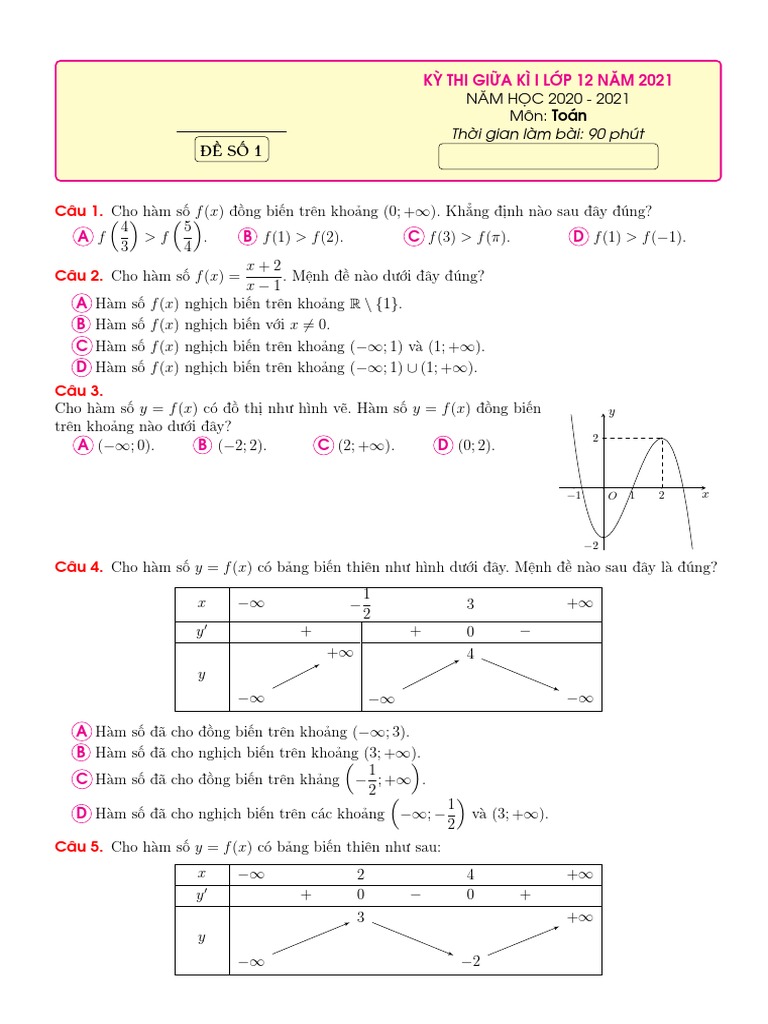 GHKI - Đề 1 | PDF