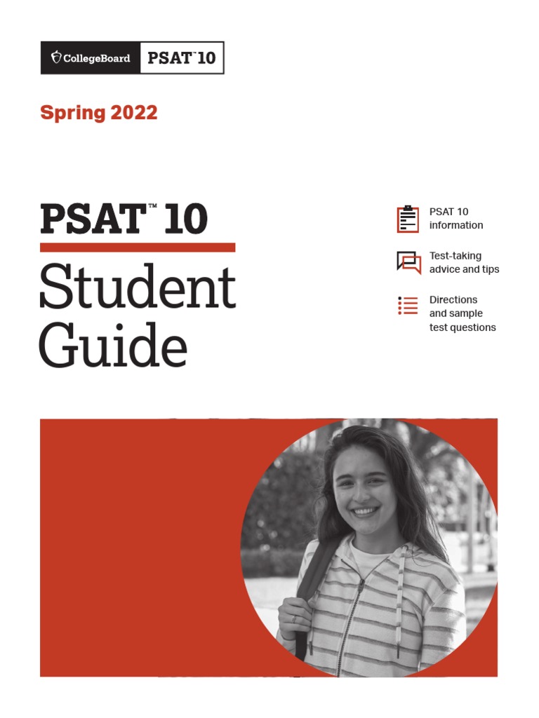 Official Student Guide Psat 10 | PDF | Sat | Test (Assessment)