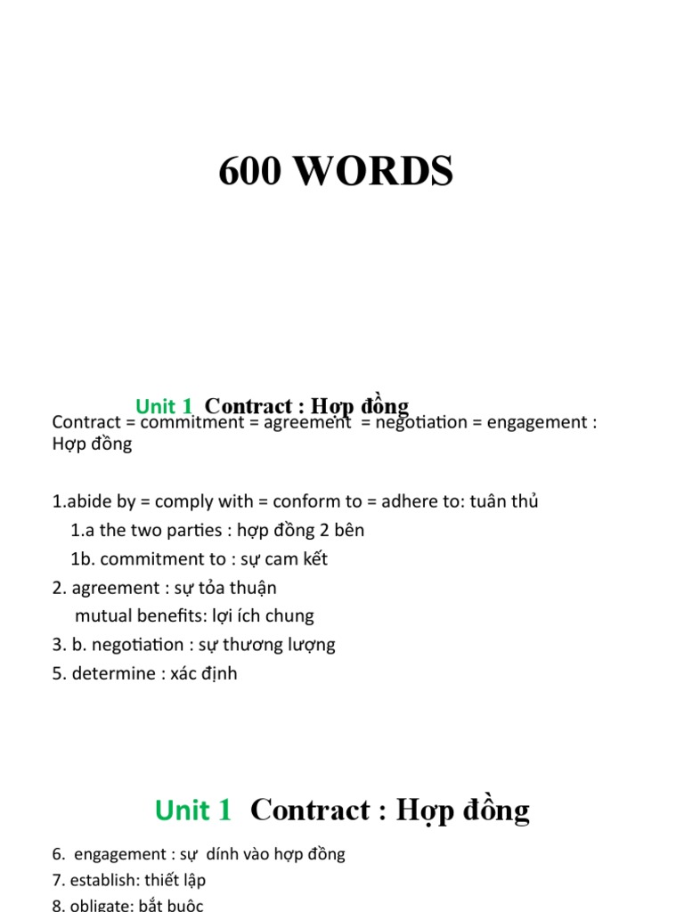 600 Words 1 30 | PDF