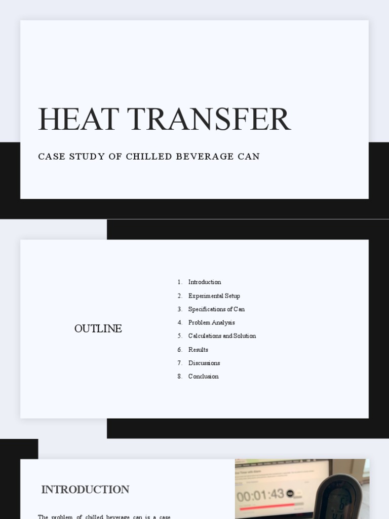Heat Transfer: Case Study of Chilled Beverage Can | PDF | Heat Transfer ...