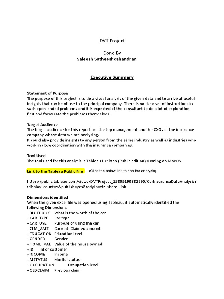DVT Project For PGP-BABI (2019-20) Done by Saleesh Satheeshcahandran ...
