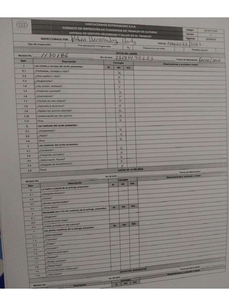 Inspección SPCC. 2 | PDF