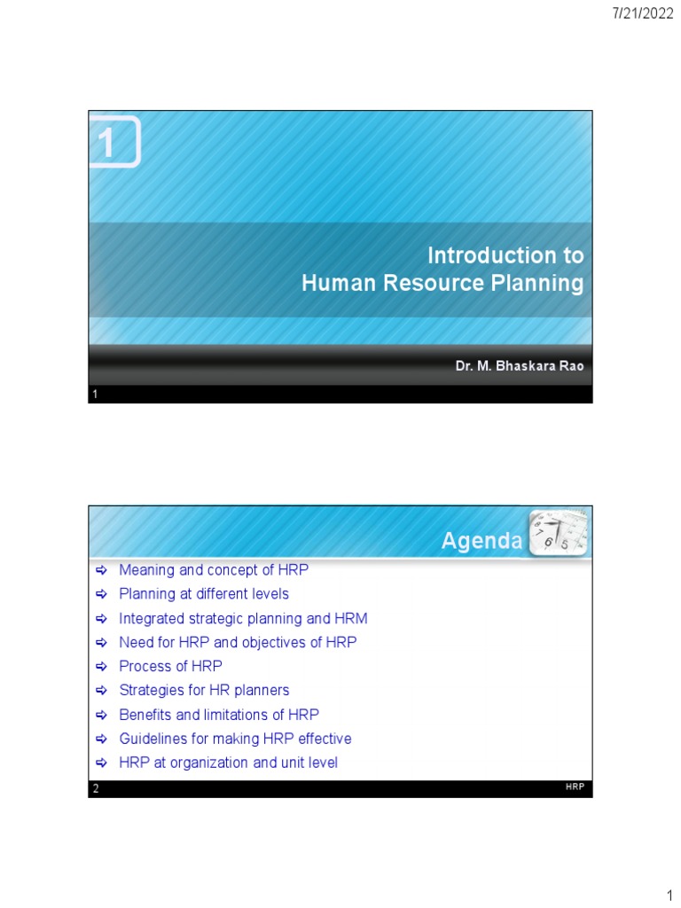 HRP Test 1 Slide Deck | PDF | Strategic Management | Human Resources