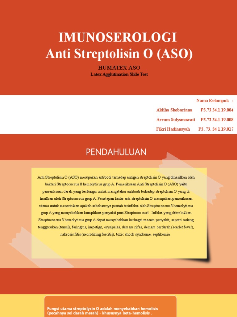 Pemeriksaan ASO | PDF