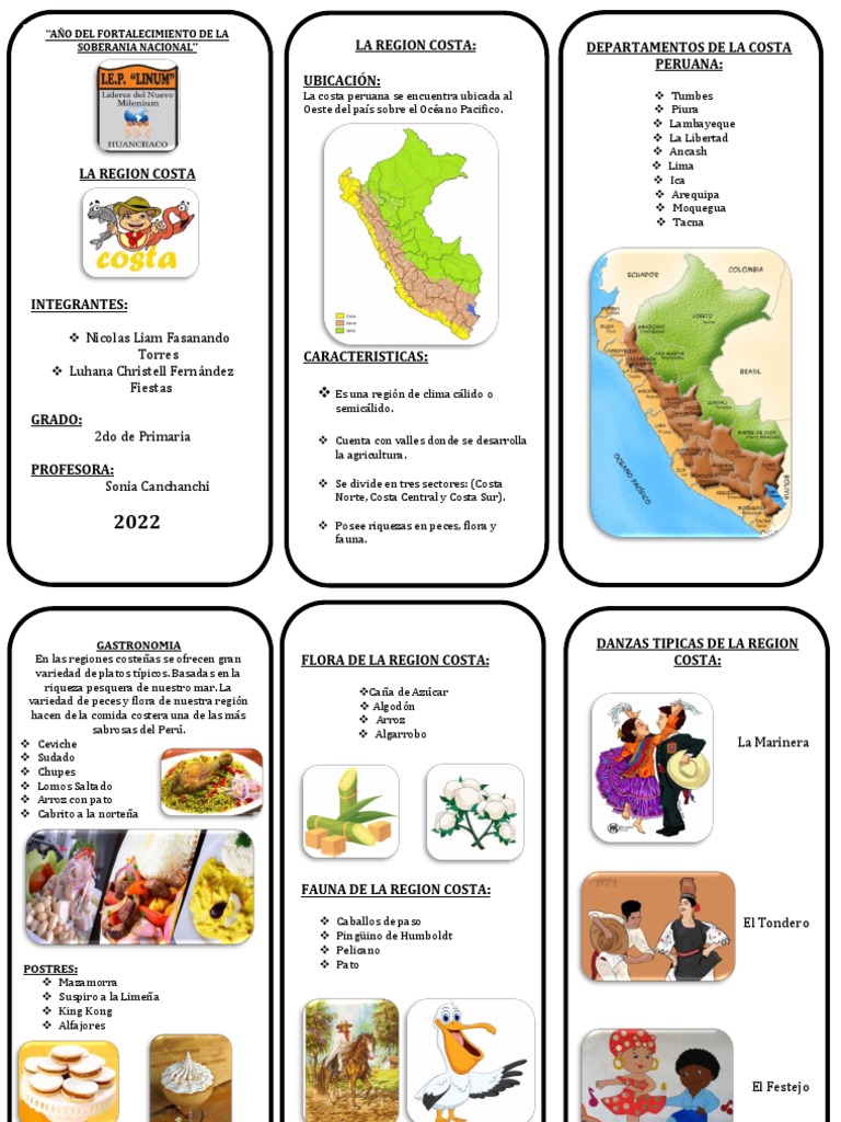 Triptico de Lu1 | PDF | Perú | Cocina occidental