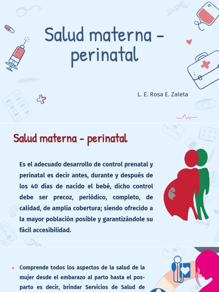 Salud Materna - Perinatal | PDF | El embarazo | Salud maternal