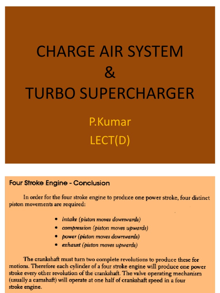 Charge Air System Overview | PDF | Computers