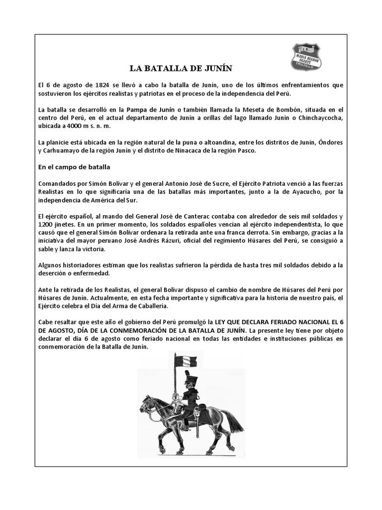 La Batalla de Junín | PDF