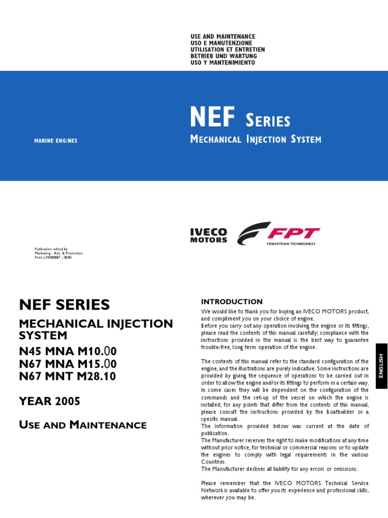 IVECO NEF Series | PDF | Diesel Engine | Engines
