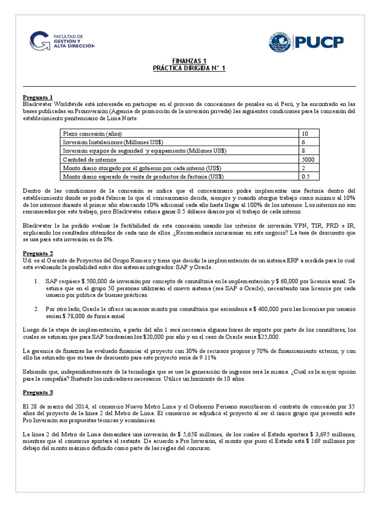 Pd1 f1 Criterios de Inversión | PDF
