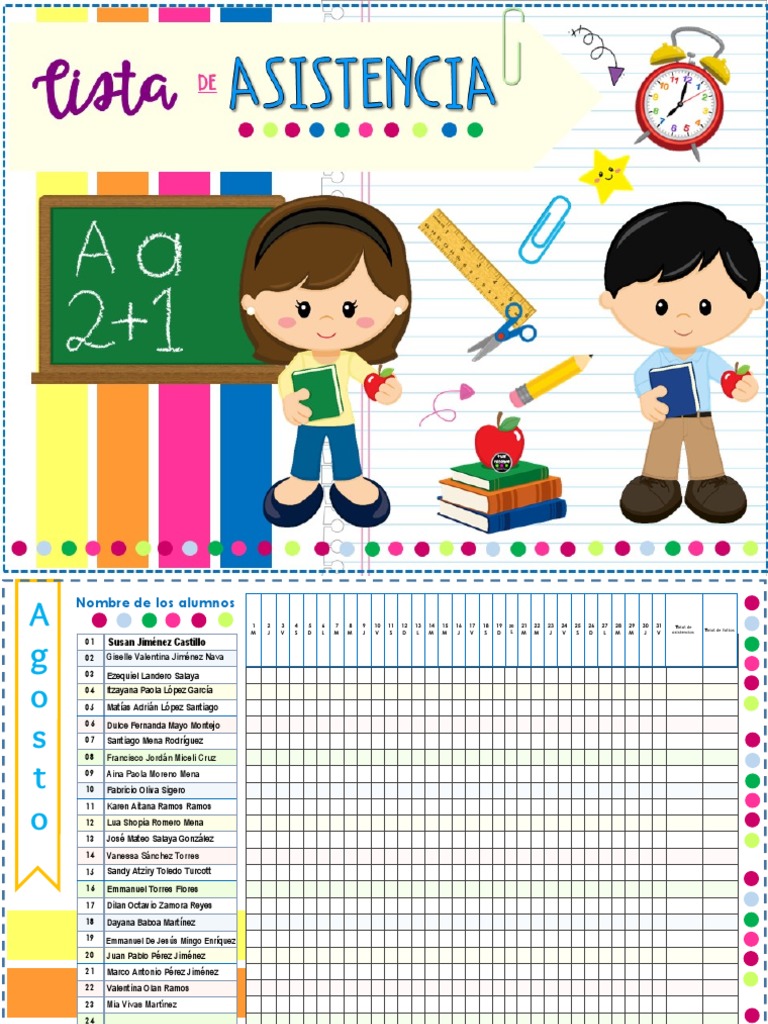 Lista de Asistencia-2b | PDF