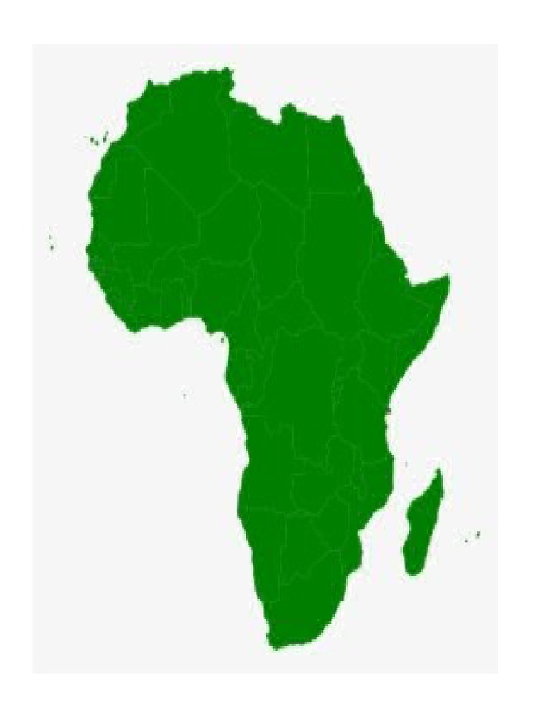 Green map of Africa | PDF