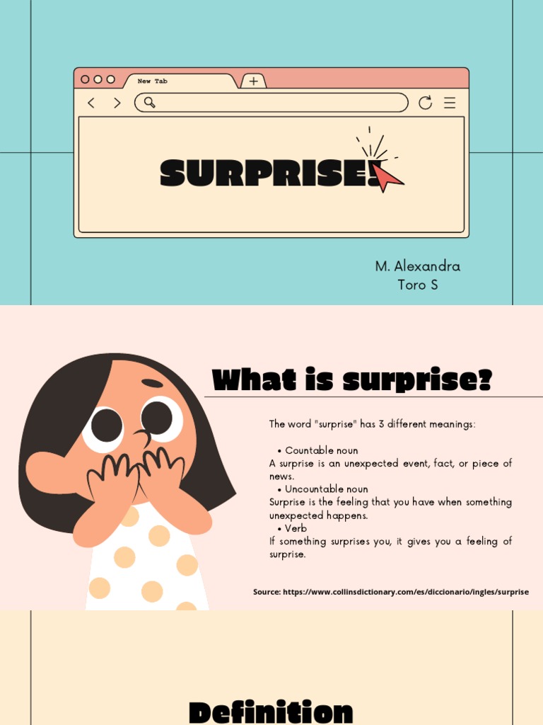 Surprise Presentation | PDF | Emotions | Neuroscience
