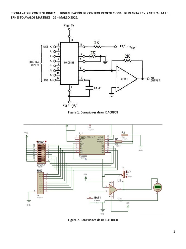 Control Digital Proporcional de Planta RC | PDF