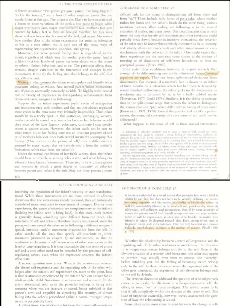 The Interpersonal World of The Infant - Daniel N. Stern 106-145 | PDF