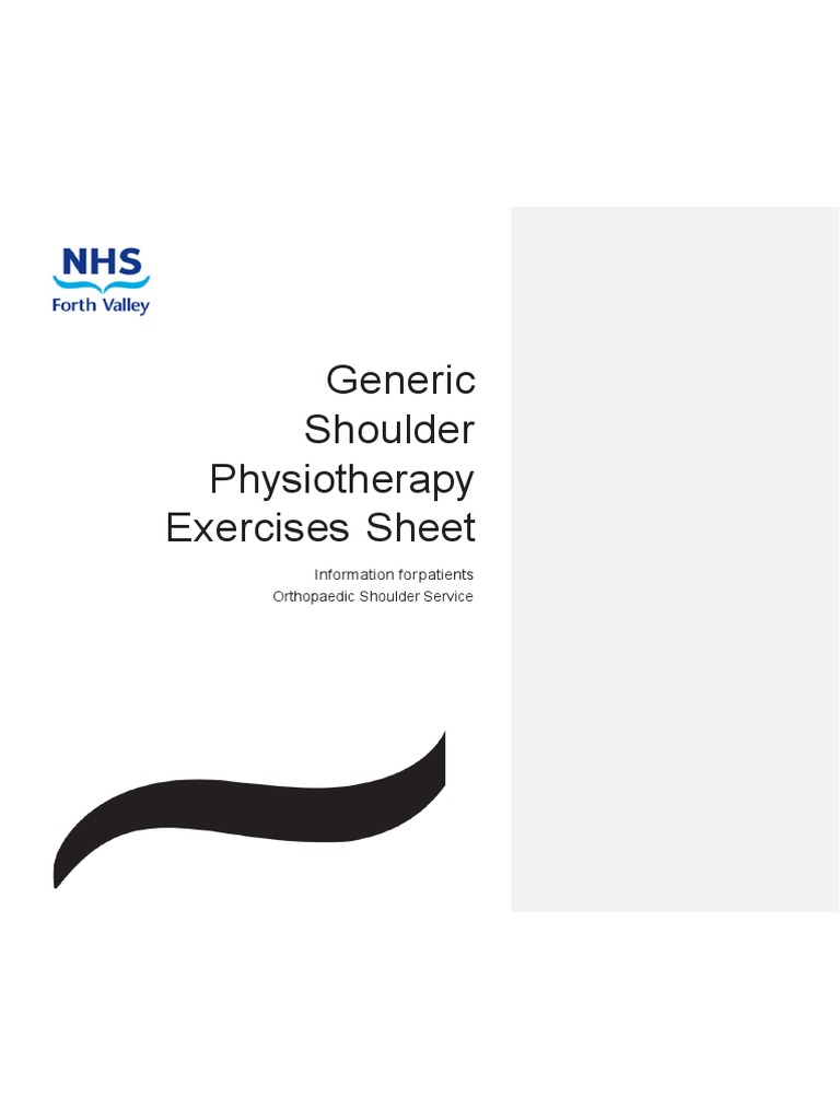 Shoulder General Exercises | PDF | Shoulder | Elbow