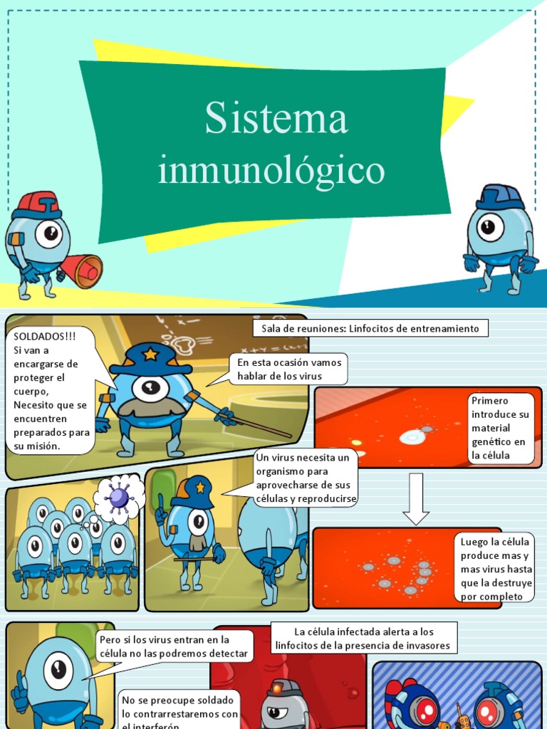Historieta Inmunologia | PDF | Virus | Sistema inmune