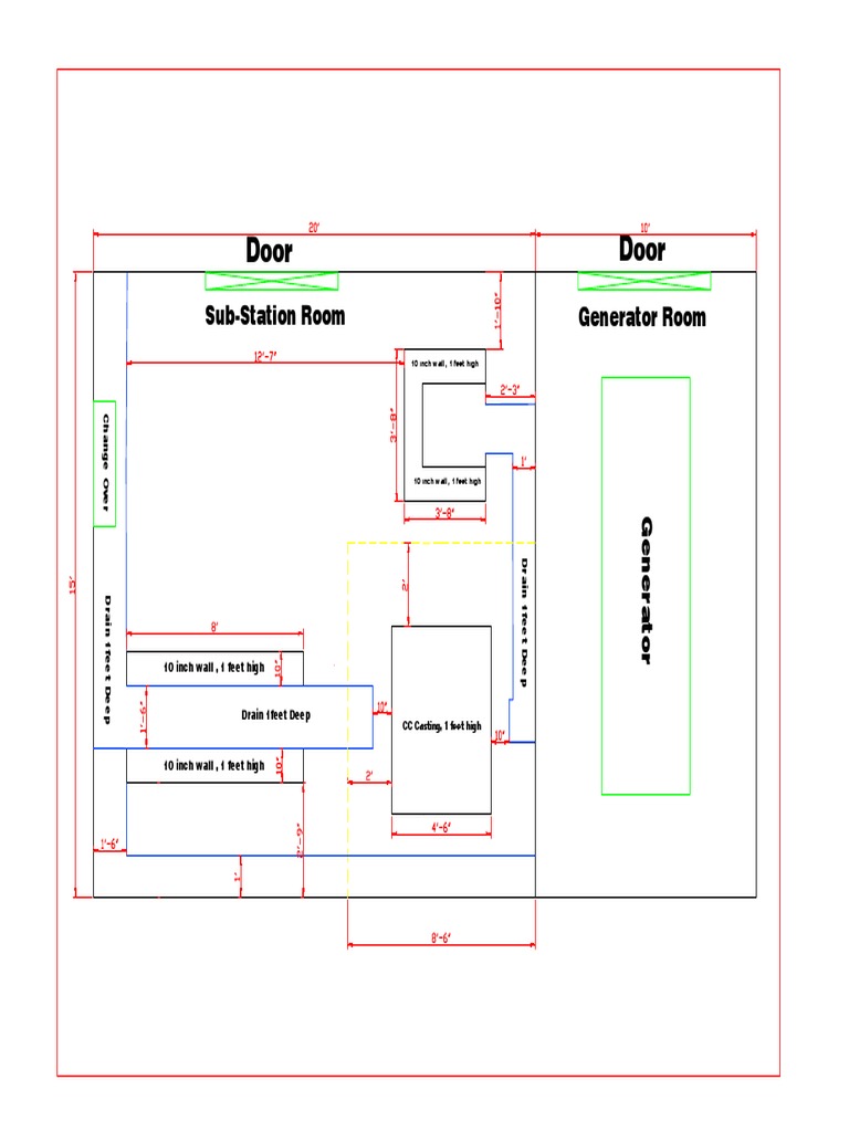 Sub-Station & Generator Room | PDF