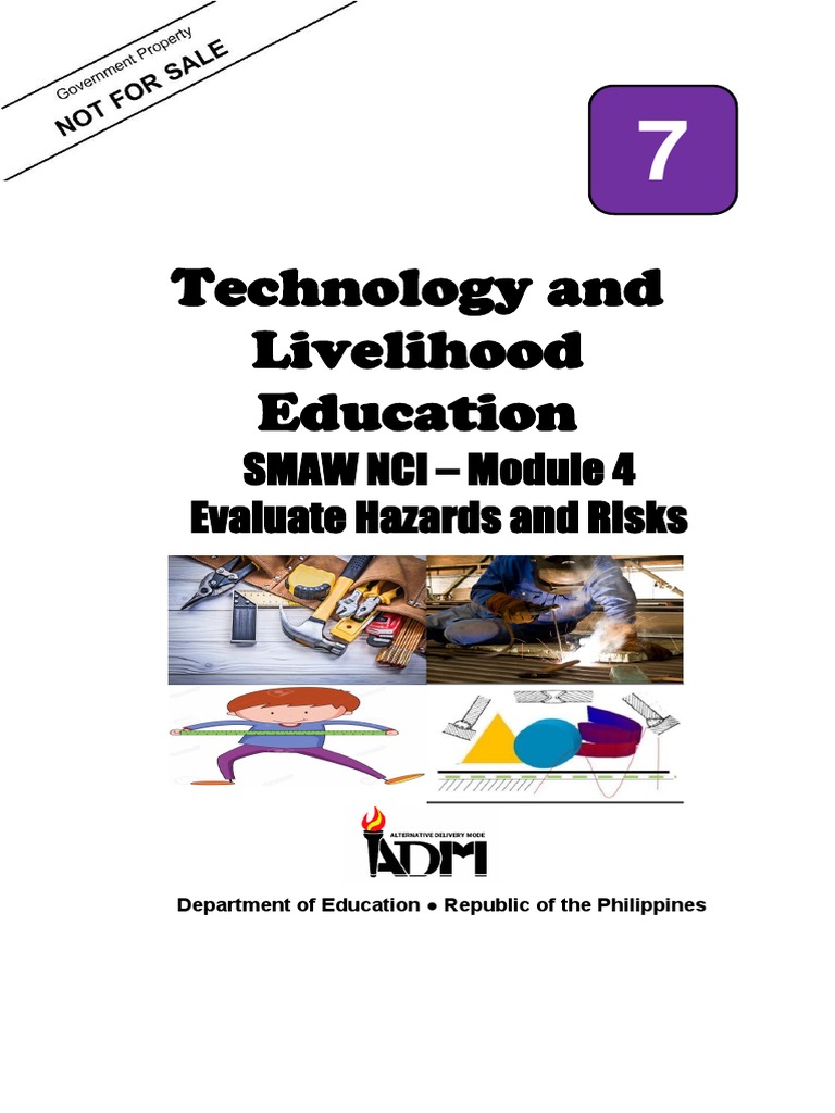 Technology and Livelihood Education: SMAW NCI - Module 4 Evaluate ...